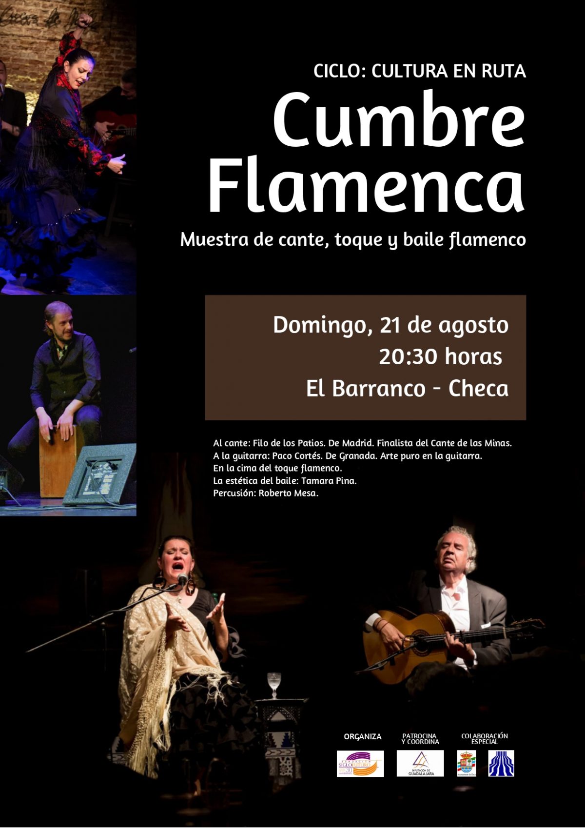 Las primeras figuras del cante, toque y baile flamenco en CHECA ...